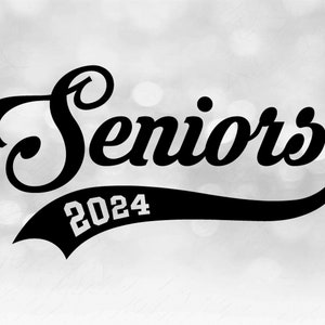 Education Clipart: Black Script Word seniors in Baseball Style W ...