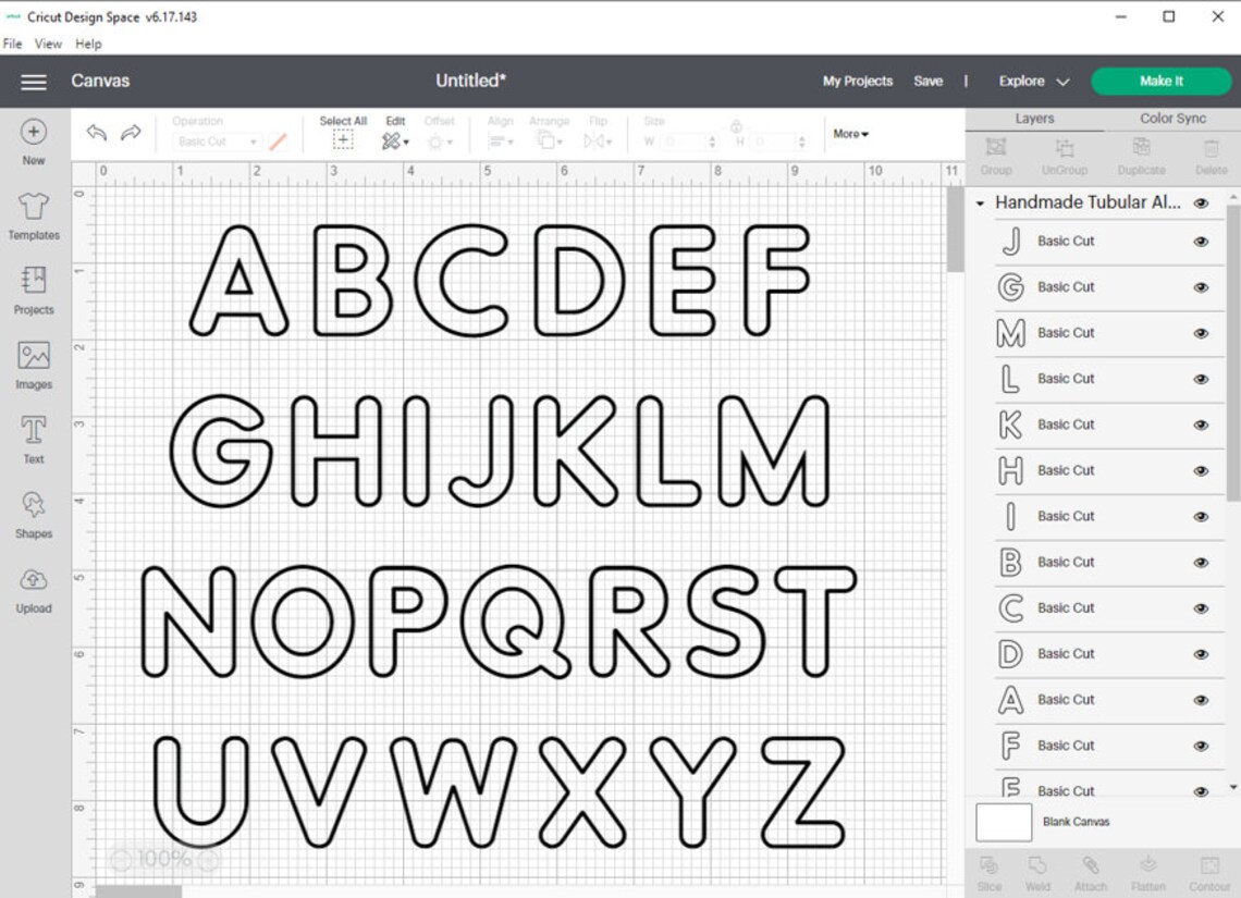 Word Clipart: Black Tubular Alphabet Letter Outline Templates | Etsy ...