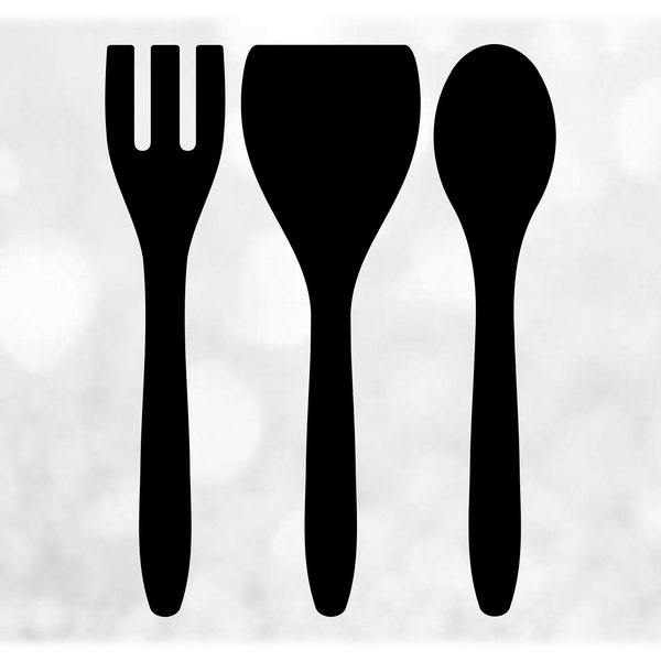 Wooden Spoon Svg - Etsy
