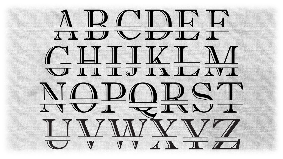 Word Clipart: Value Pack Bundle Entire Alphabet of 26 Black - Etsy