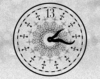 Haunted Mansion Clock Face - Etsy