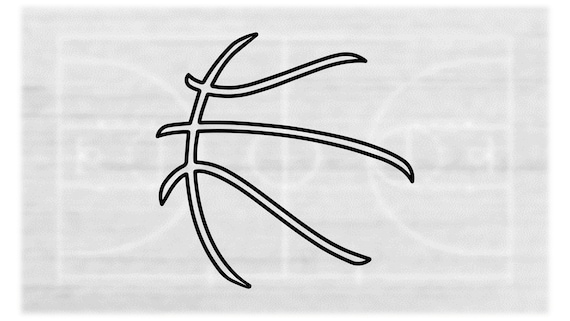 Basketball Line Clipart