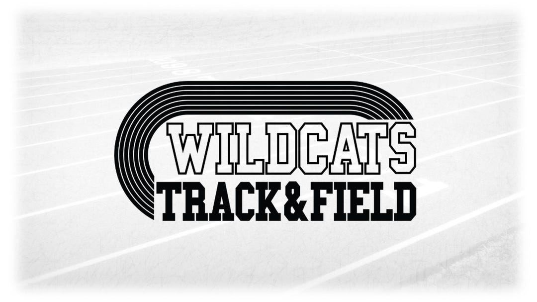 Sports Clipart: Black Running Track With Lanes, Bold Varsity Style ...