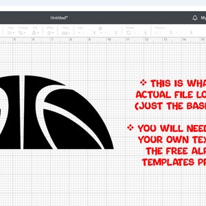 Sports Clipart: Large Black Half Basketball Shape With Space to ...