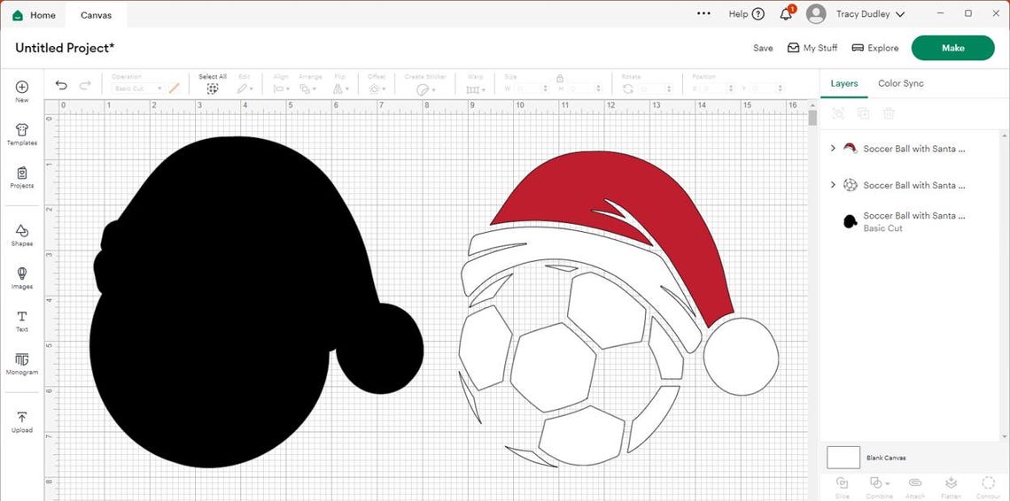 Holiday Clipart: Soccer Ball With Red Santa Claus Hat / Stocking Cap ...