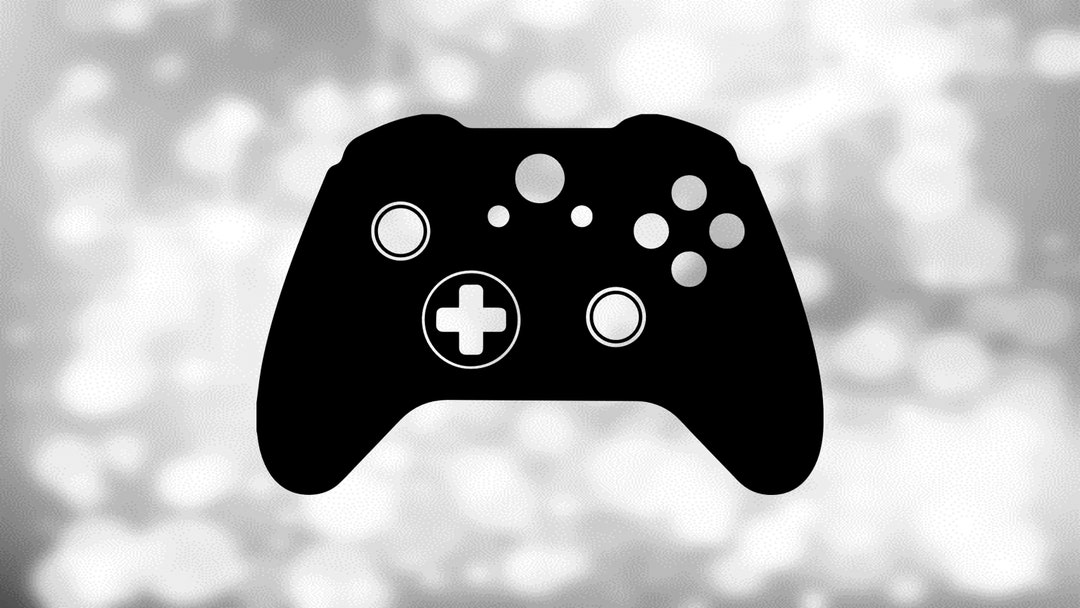 Games Clipart: Black Wireless Video Game Controller Silhouette With ...