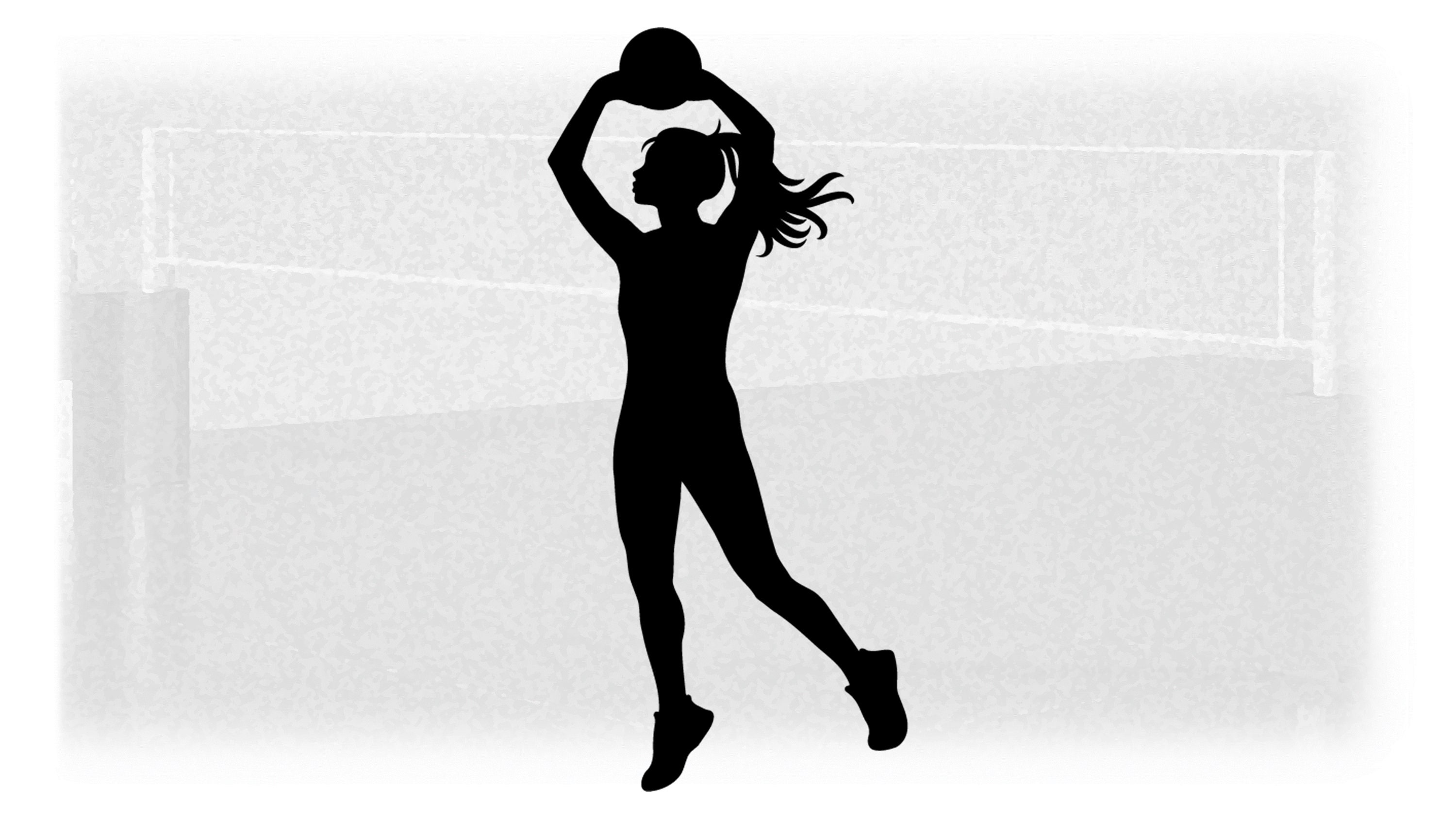 Volleyball Player Setting Silhouette