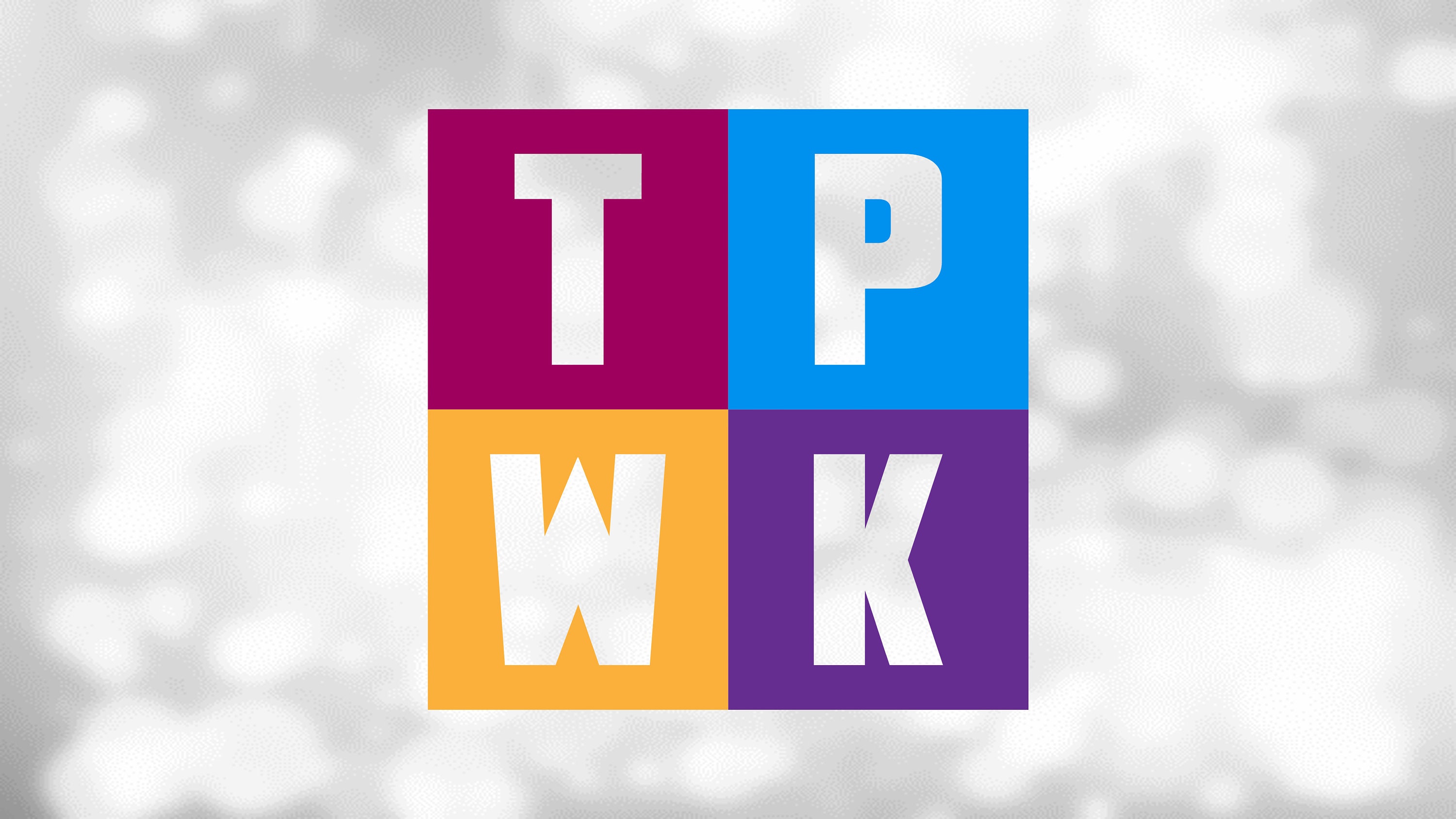 Inspirational Clipart: Letters TPWK Cut Out of Colorful Cubes - Etsy