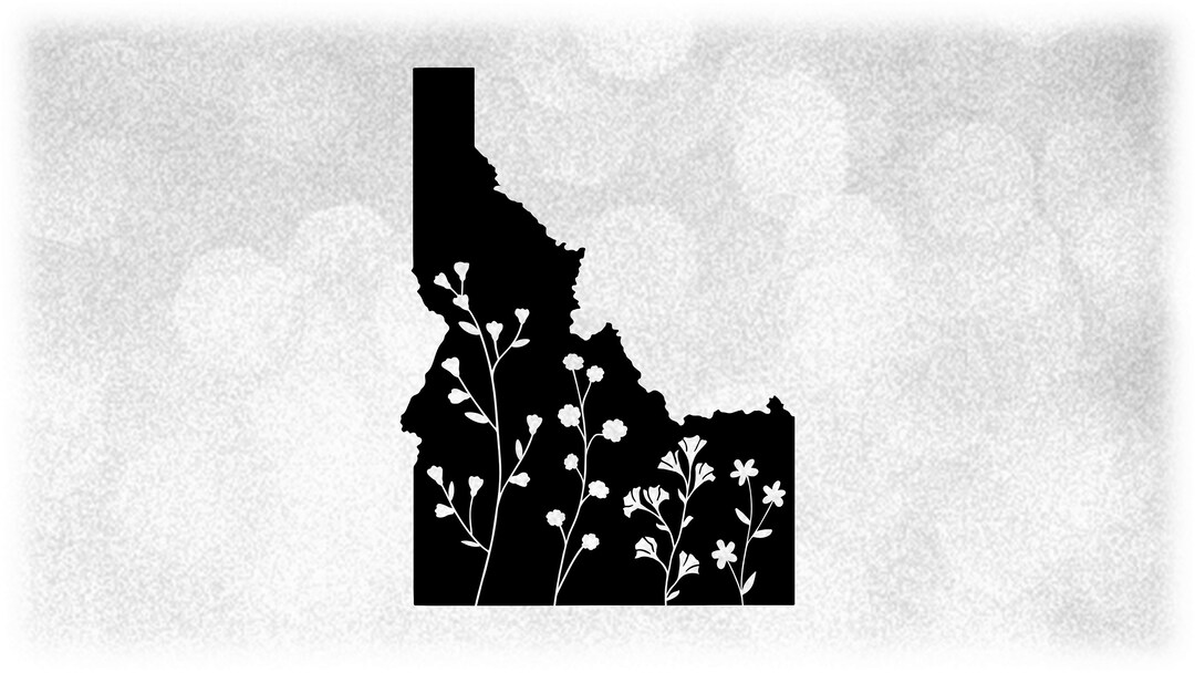 Geography Clipart: Simple Black Silhouette of the State of Idaho ...
