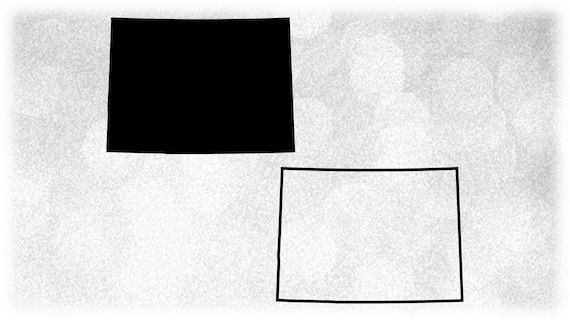 Geography Clipart: Solid Silhouette and Simple Thick Outline - Etsy