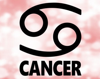 Cancer Zodiac Symbol Clipart - Etsy
