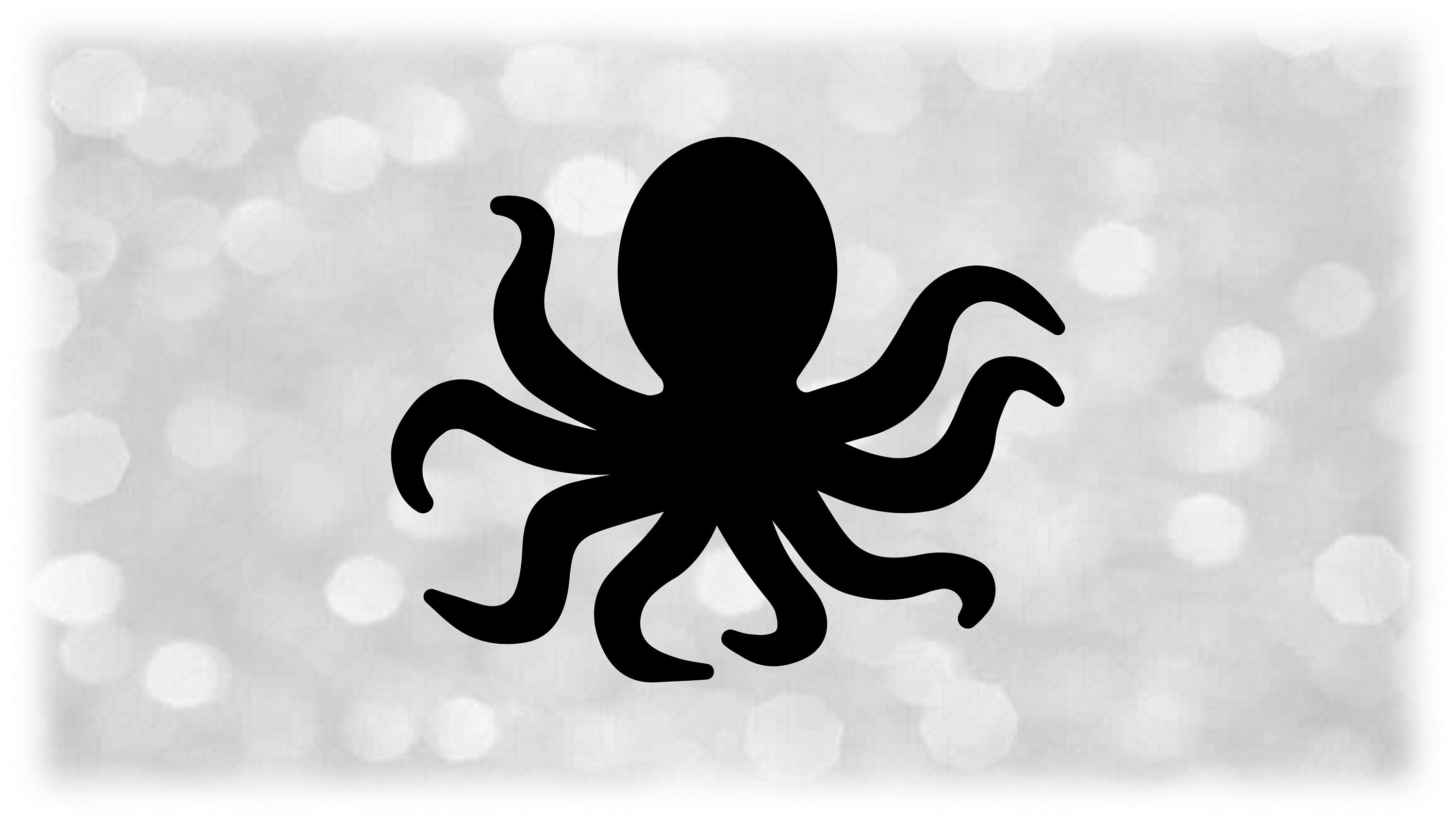 Simple Octopus Silhouette