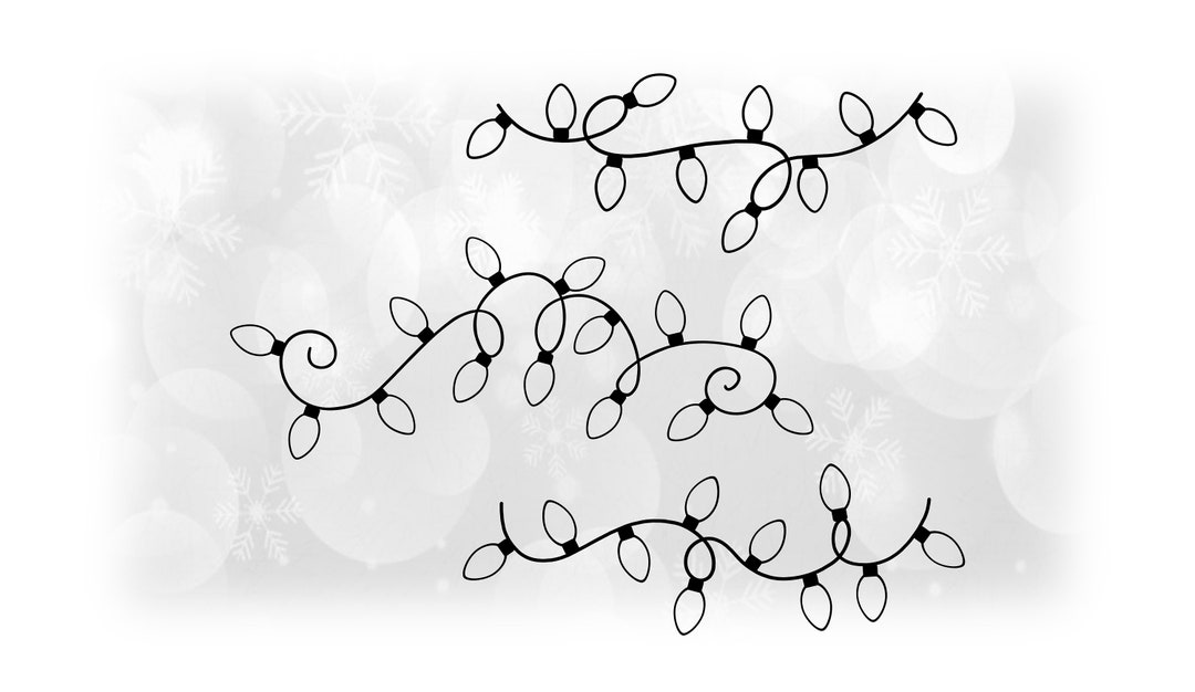 Holiday Clipart: Value Pack Bundle of 3 Swirly Strands / Strings of ...