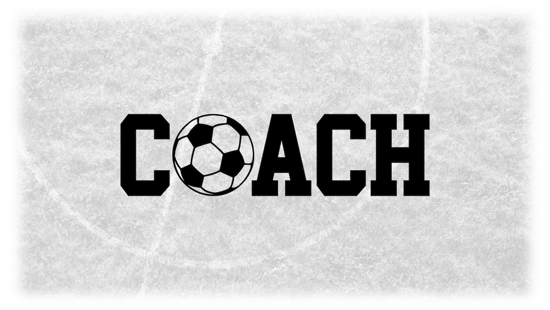 Sports Clipart: Black Word "coach" in Collegiate Block Type With Bold ...
