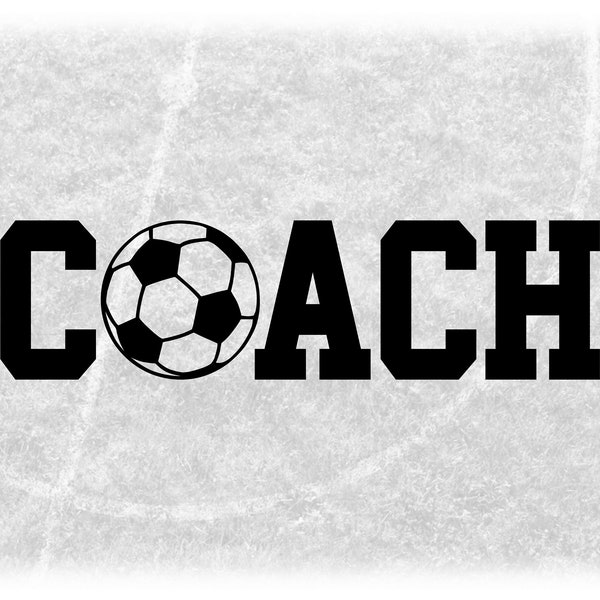 Soccer Coach Svg - Etsy