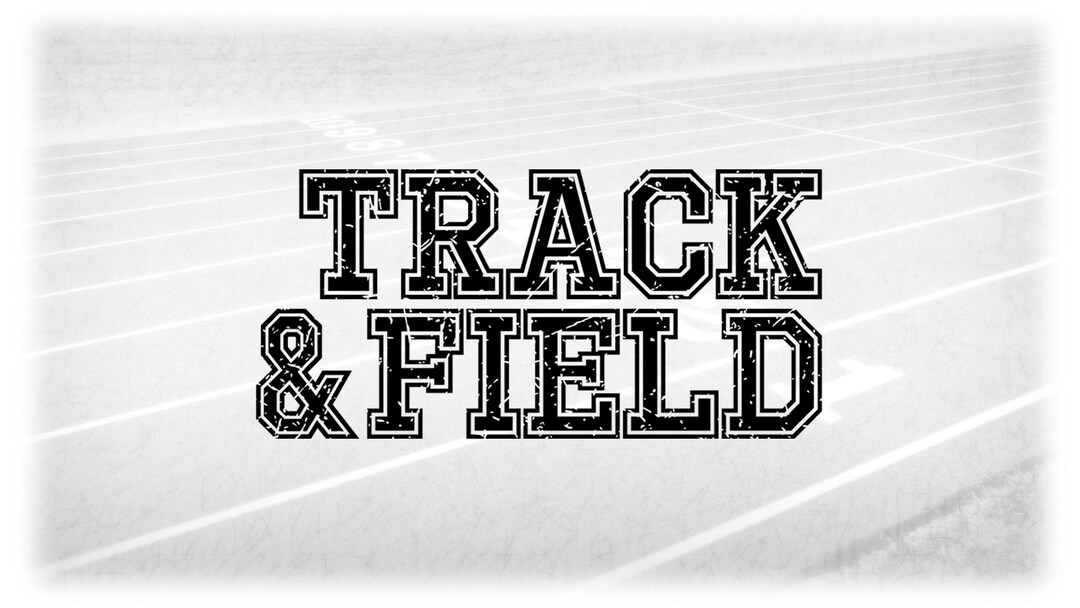 Sports Clipart: Black Distressed / Grunge / Eroded Collegiate or ...