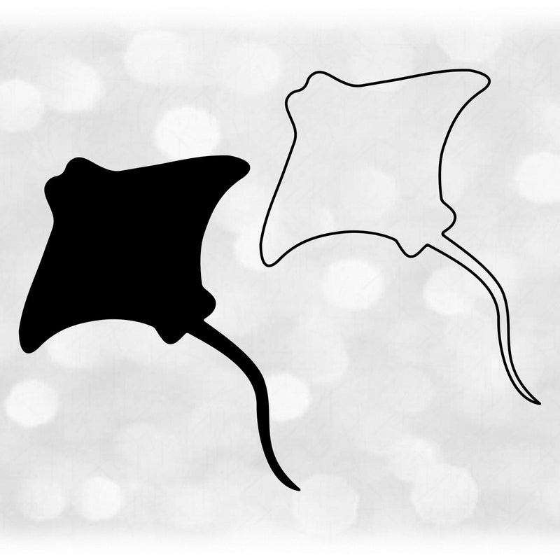 Sting Ray Svg - Etsy