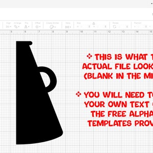 Sports Clipart: Black Half Football and Half Cheer / Cheering Megaphone ...