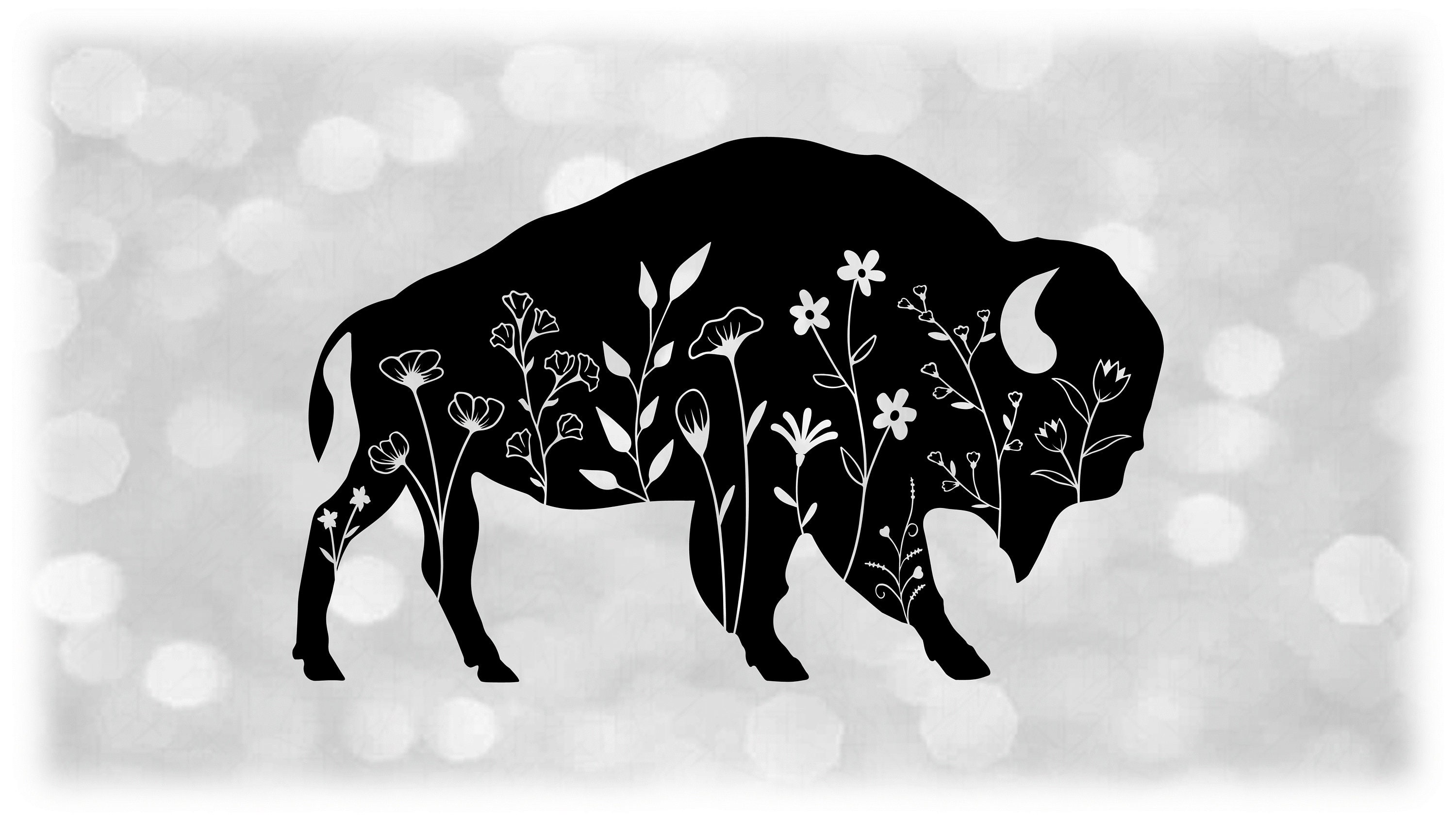 Buffalo Skull Decals