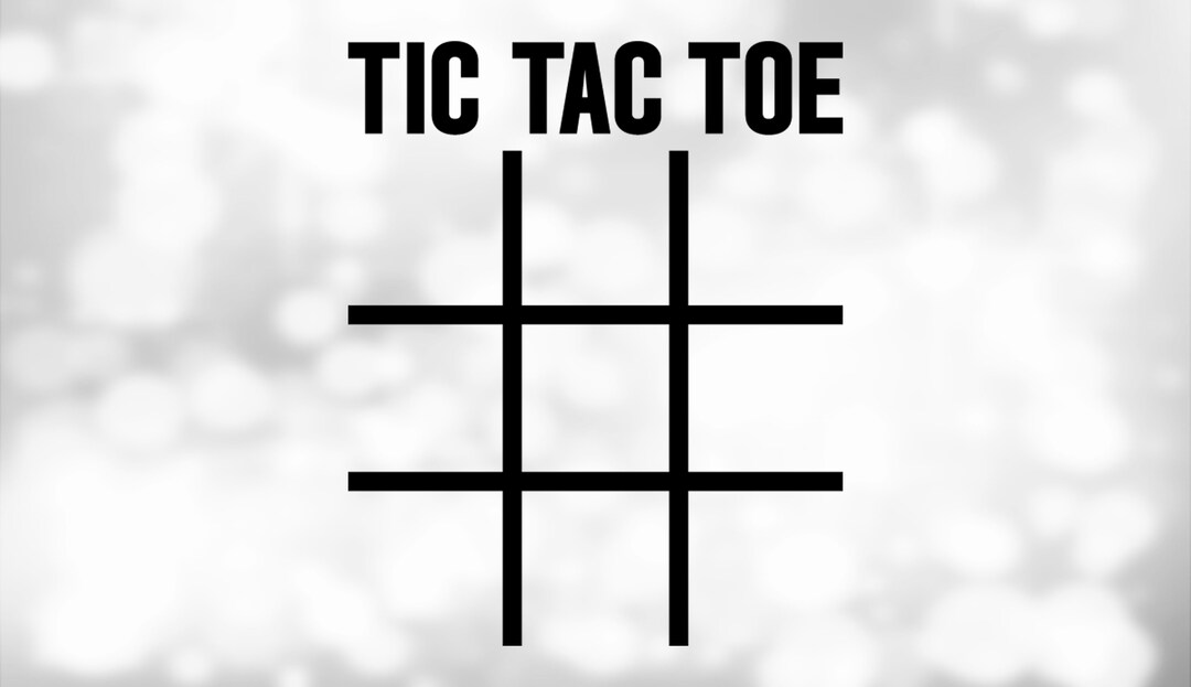 Entertainment Clipart: Black Criss-cross Game Grid With Words "tic Tac ...