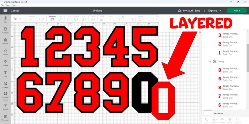 Sports Clipart: Jersey Number Templates Grouped on ONE Single Sheet ...