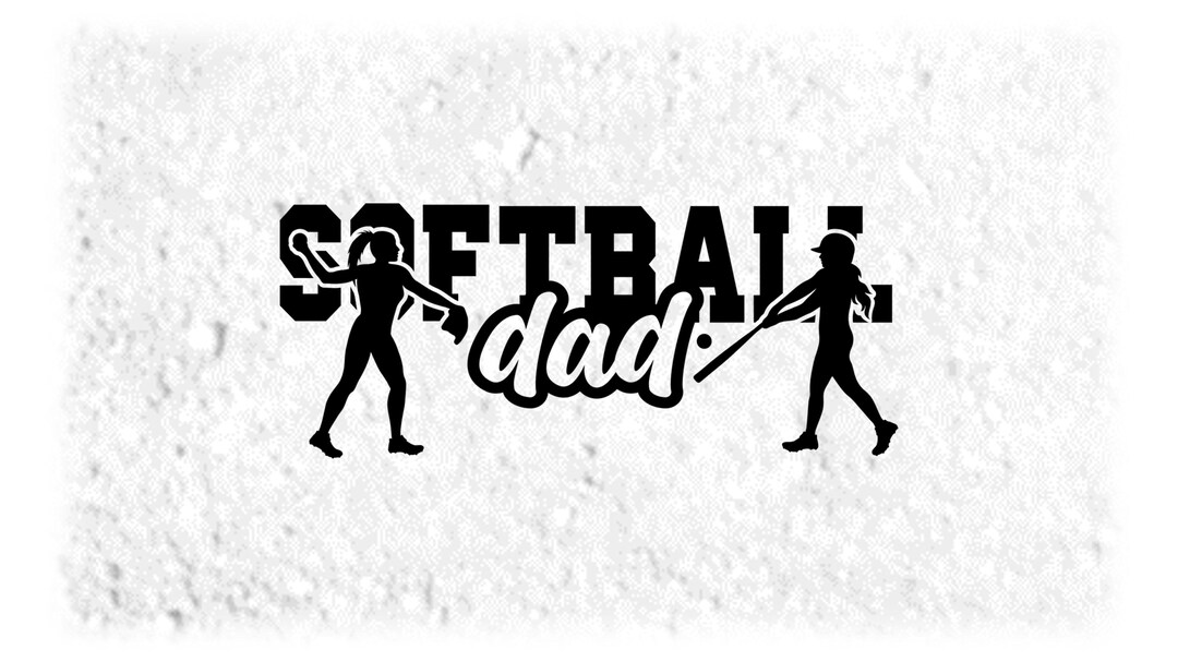 Sports Clipart: Black Varsity Word "softball" With Script Style Word ...