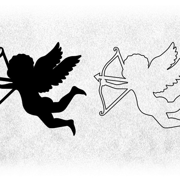 Cherub Outline Svg - Etsy