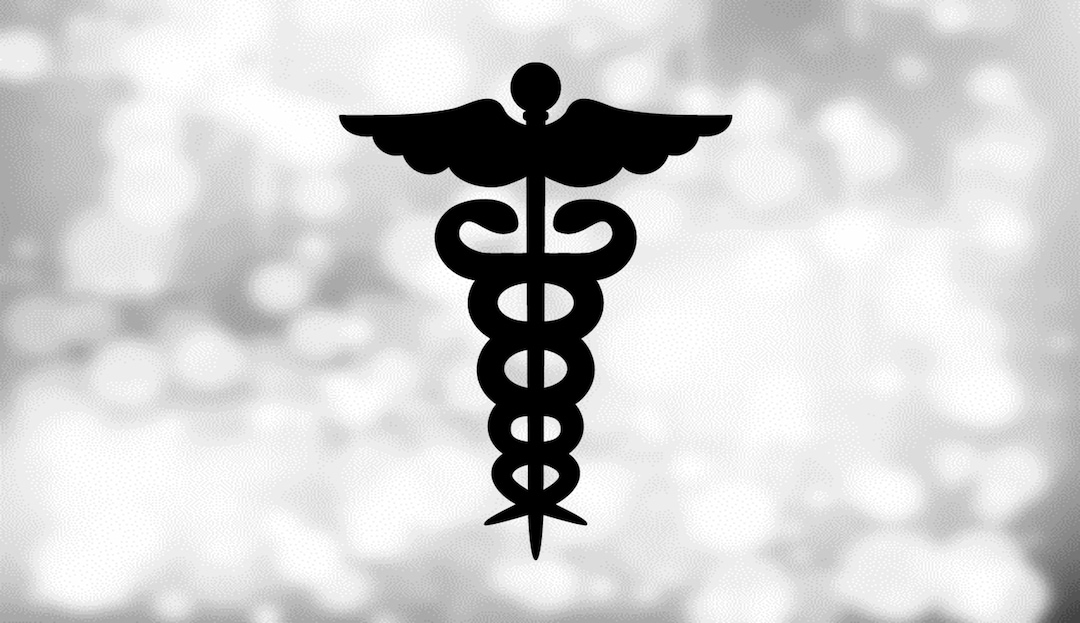Medical Clipart: Black Medical Caduceus Symbol Silhouette for Medicine ...