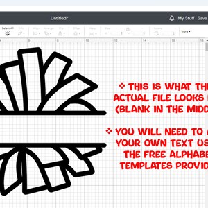 Sports Clipart: Black Cheerleader Pom Outline Split for Personalizing ...