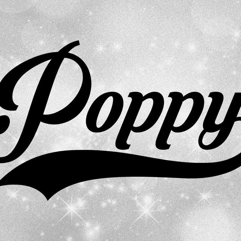 Poppy Grandfather Svg - Etsy