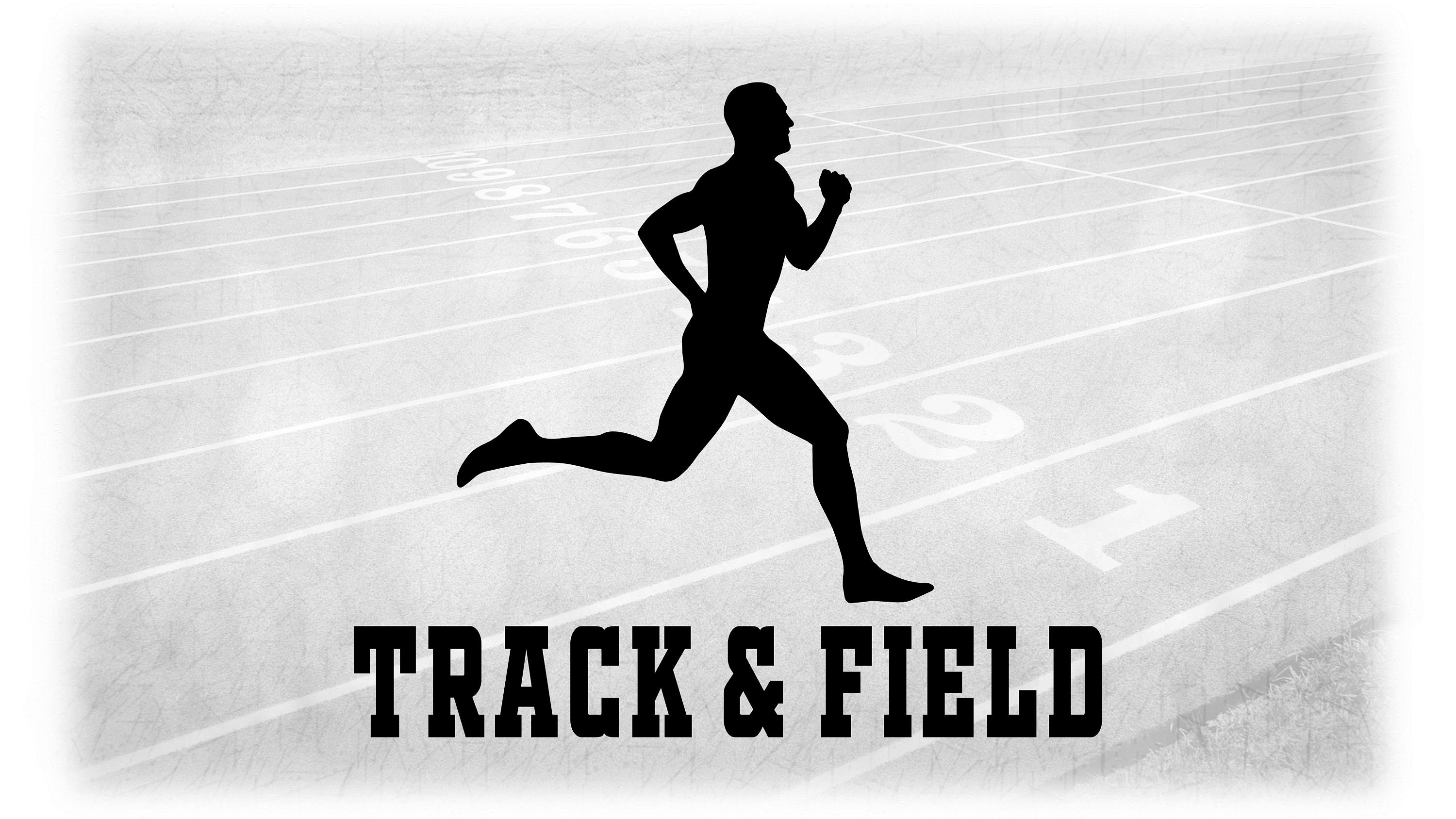 Track Runners Clipart