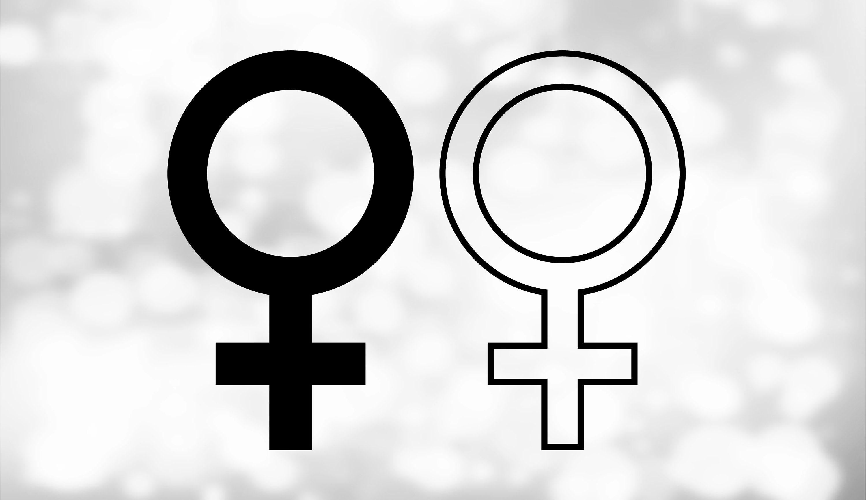 Shape Clipart: Simple Black Female Venus Symbol in Solid and Outline ...