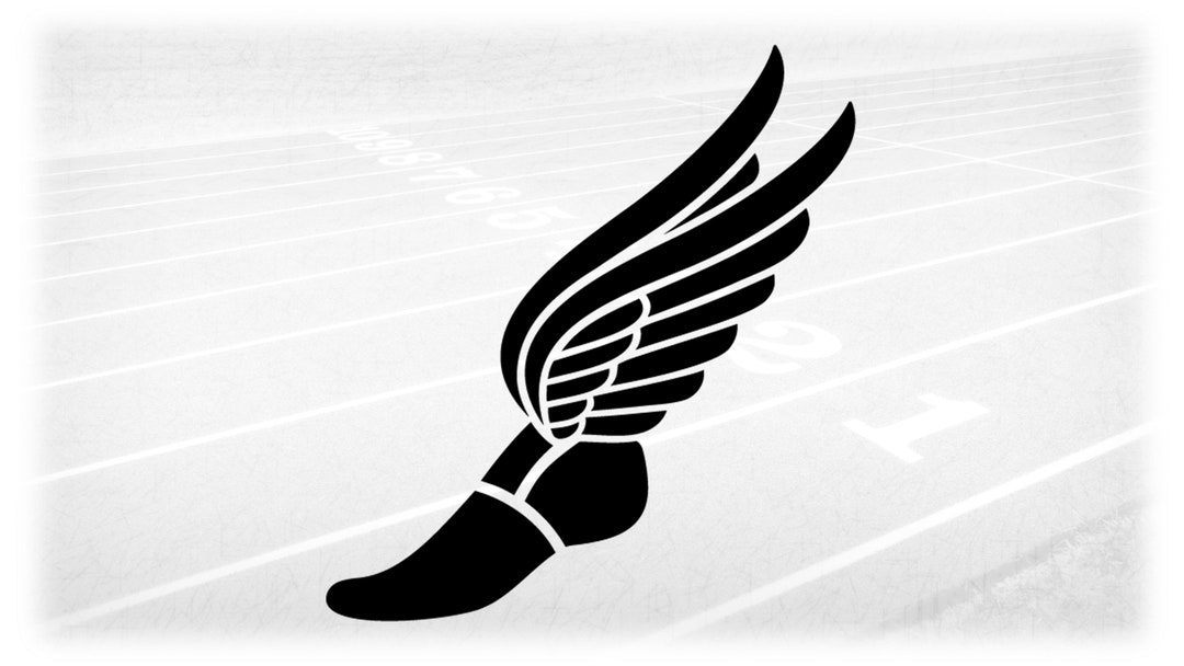 Sports Clipart: Black Wing Running Shoe From Mercury/hermes to ...