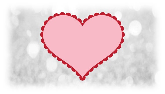 Light Pink Heart Border