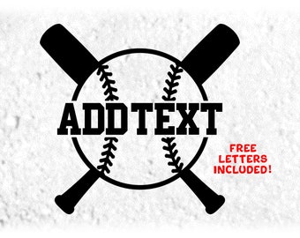 Sports Clipart Black Outline of Baseball or Softball With Crossed Bats ...