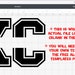 Sports Clipart: Thick Black Varsity Letters "xc" Standing for Cross ...