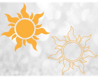 Tangled Sun Silhouette