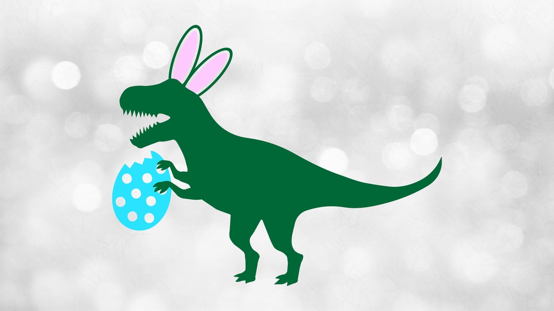 Animal Clipart: Green Tyrannosaurus Rex or T-rex Dinosaur | Etsy