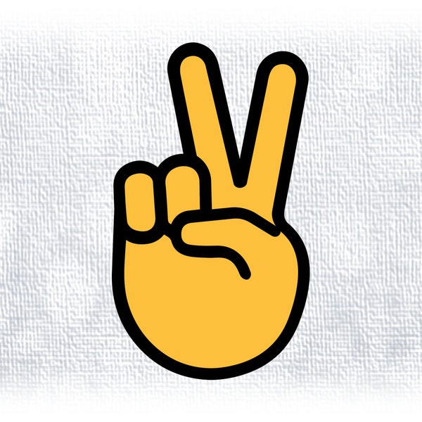Yellow Peace Sign Svg - Etsy