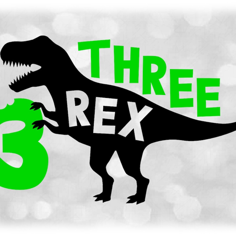 Three Rex Svg - Etsy