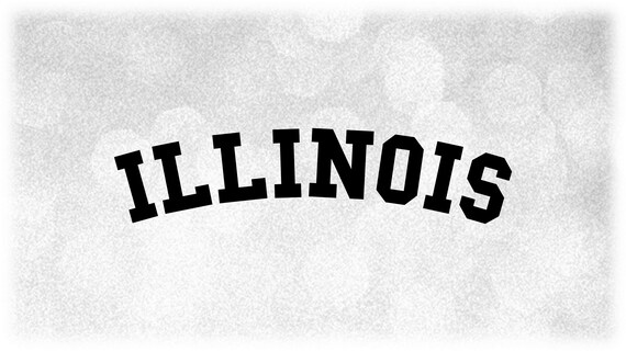 Geography Clipart: Black Arched USA State Name - Etsy