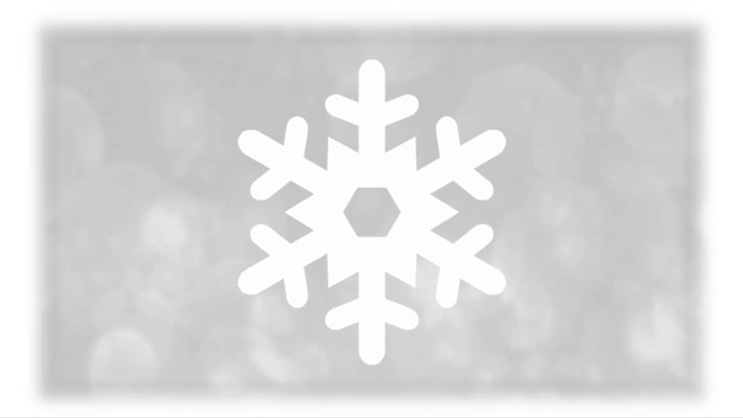 Holiday Clipart: Simple Easy White Snowflake Silhouette for Winter or ...