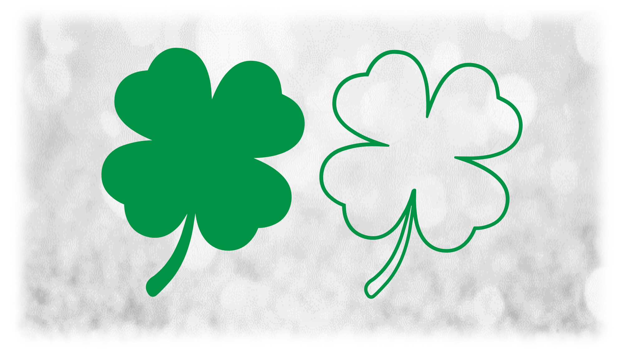 Four Leaf Clover Stencil