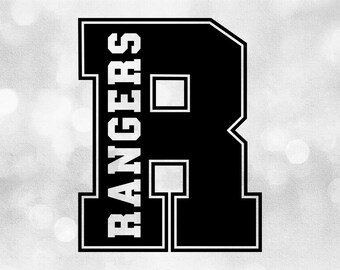 Capital r stencil - Etsy.de