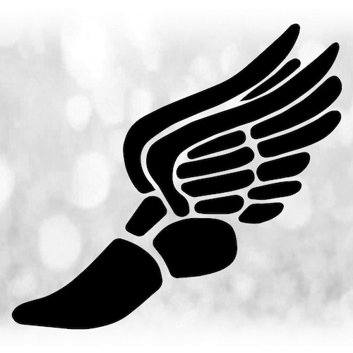 SVG Running Shoe Sneakers Track and Field Pdf Png Jpg - Etsy
