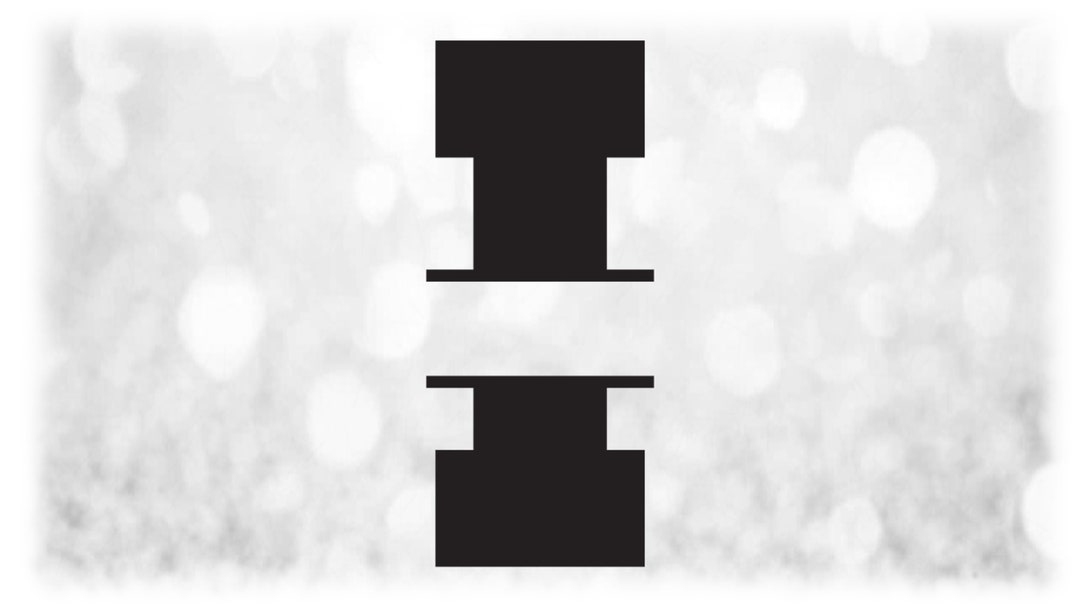 Word Clipart: Single Capital Letter i Initial or Monogram in Black Bold ...