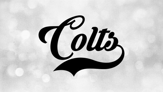 Sports Clipart: colts Mascot Team Name in Fancy - Etsy Ireland