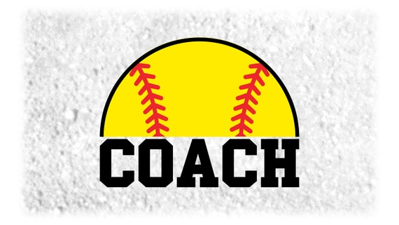 Sports Clipart: Word coach in College Style With - Etsy