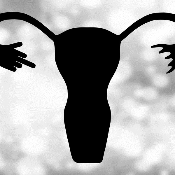 Uterus Flipping off Svg - Etsy Denmark