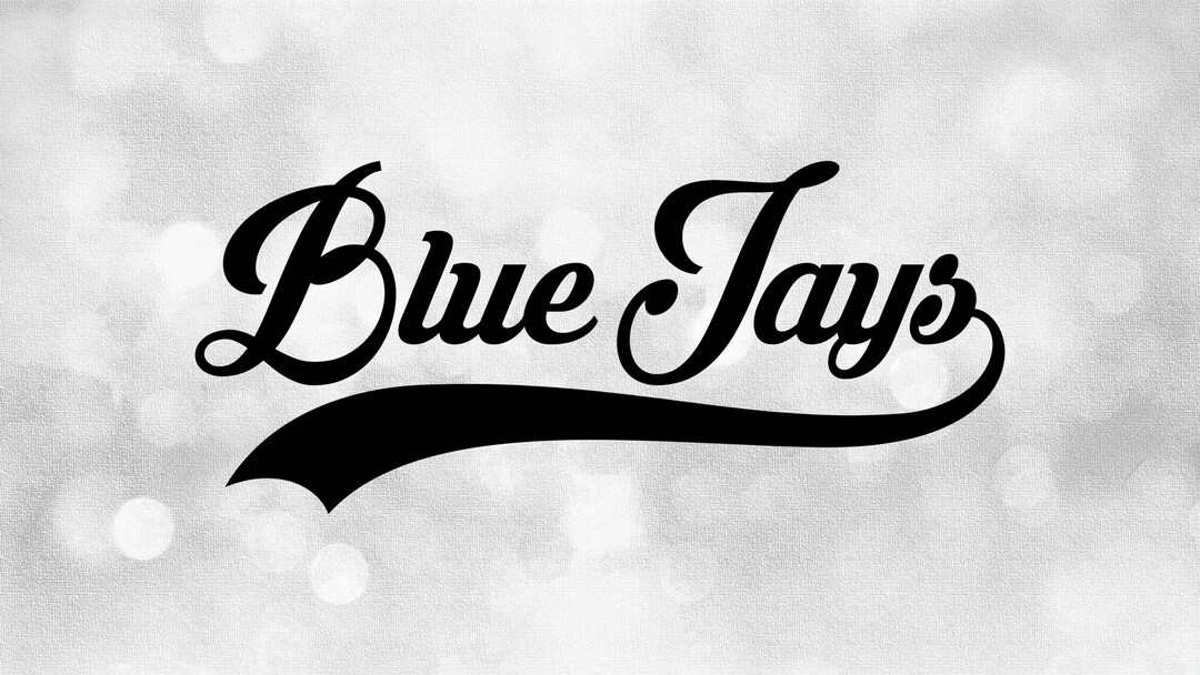 Sports Clipart: "blue Jays" Team Name in Fancy Print Type Lettering ...